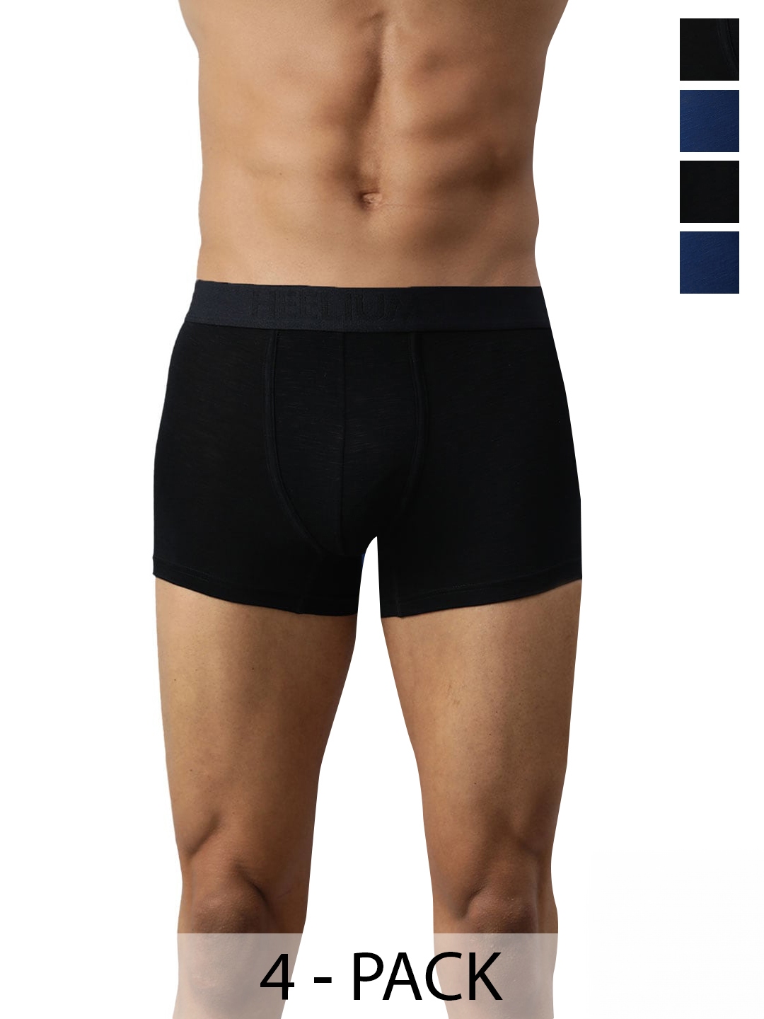 Buy Heelium Men Pack Of 4 Bamboo Super Soft And Odour Free Comfort Fit