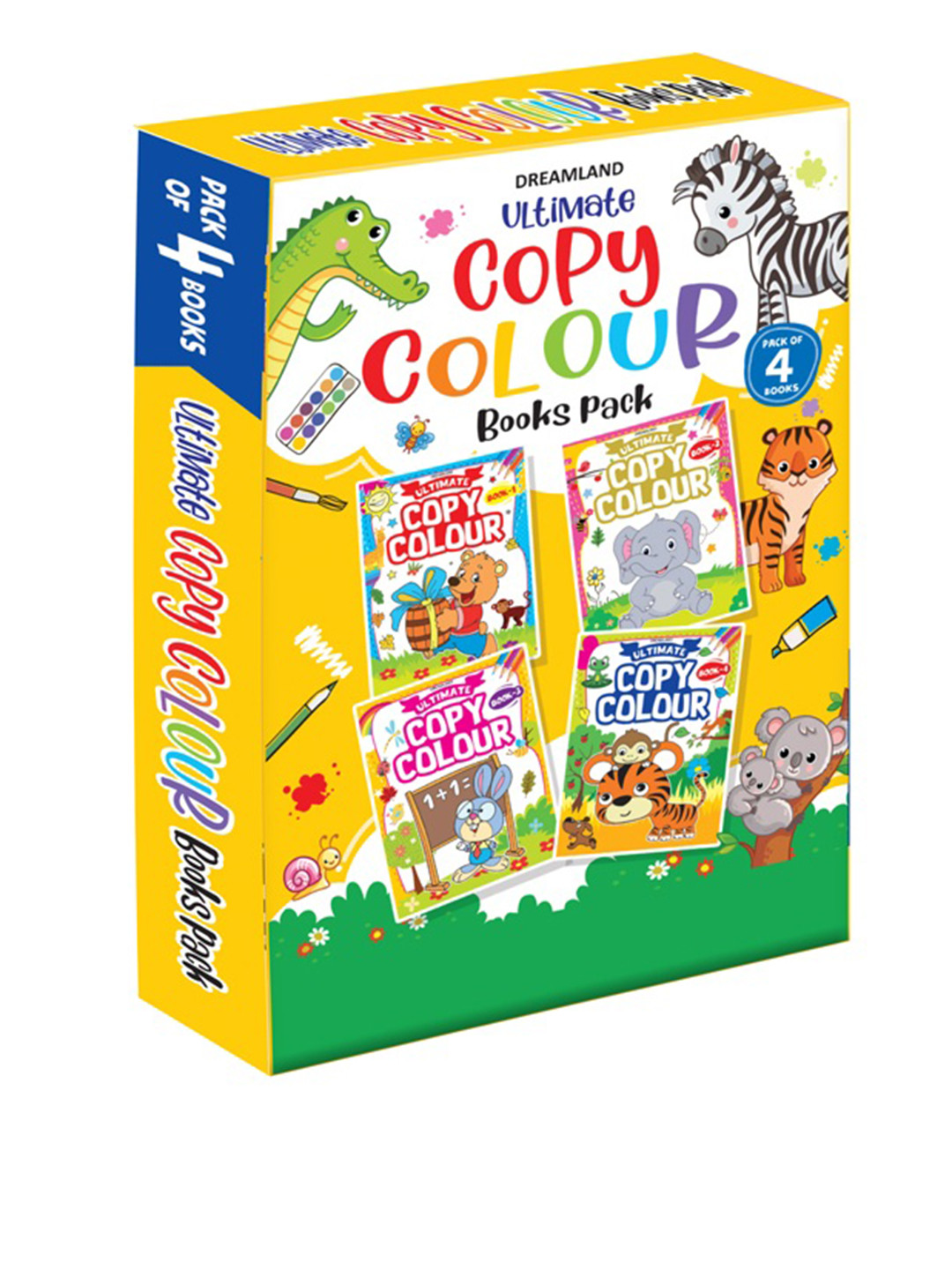 Buy Dreamland Ultimate Copy Colour Pack Of 4 Colouring Book ...