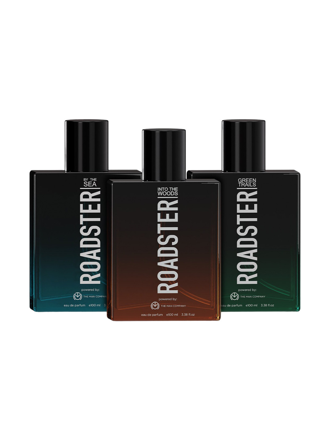 Buy Roadster Men Set Of 3 Green Trails Into The Woods By The Sea Eau De ...