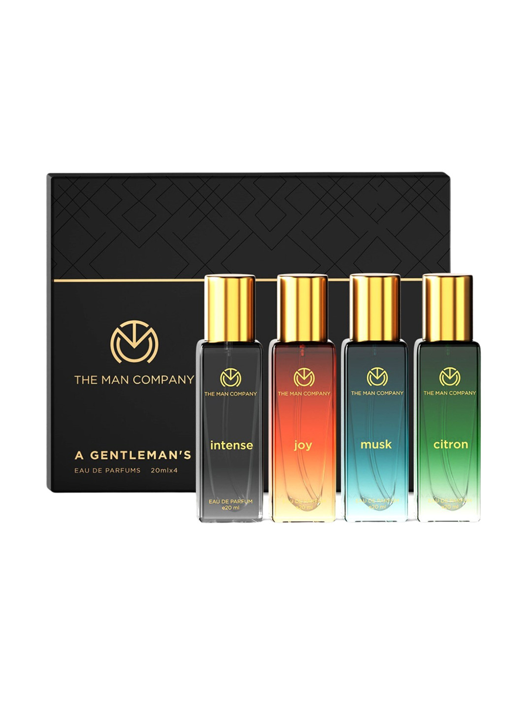 Buy THE MAN COMPANY Men 4 Pcs Intense Joy Musk & Citron Eau De Parfum ...