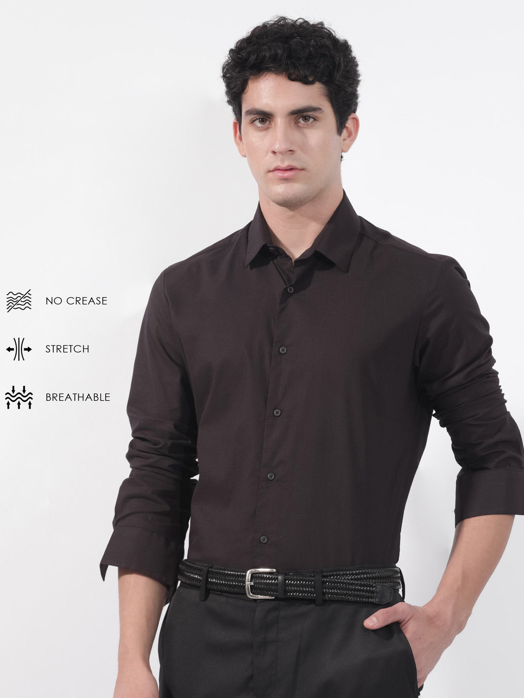 Buy RARE RABBIT Men Para Cotton Slim Fit Shirt - Shirts for Men ...