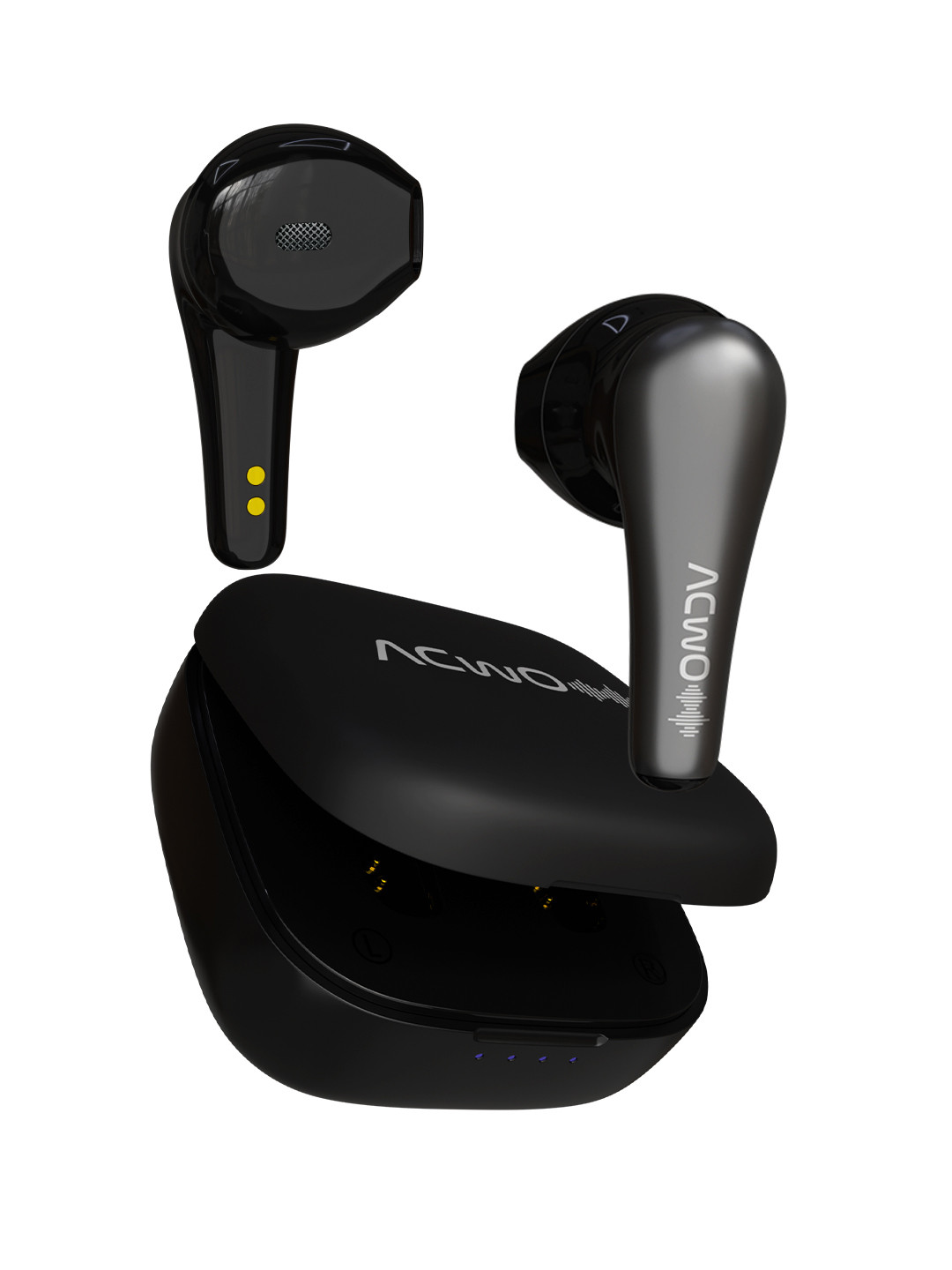 Buy ACwO DwOTS 515 Raven Black 50Hrs Playtime Compact Case AI ENC 10mm ...