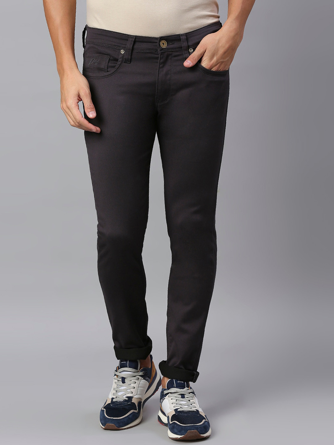 Buy ROCKING SWAMY Men Slim Fit Mid Rise Stretchable Cotton Jeans ...