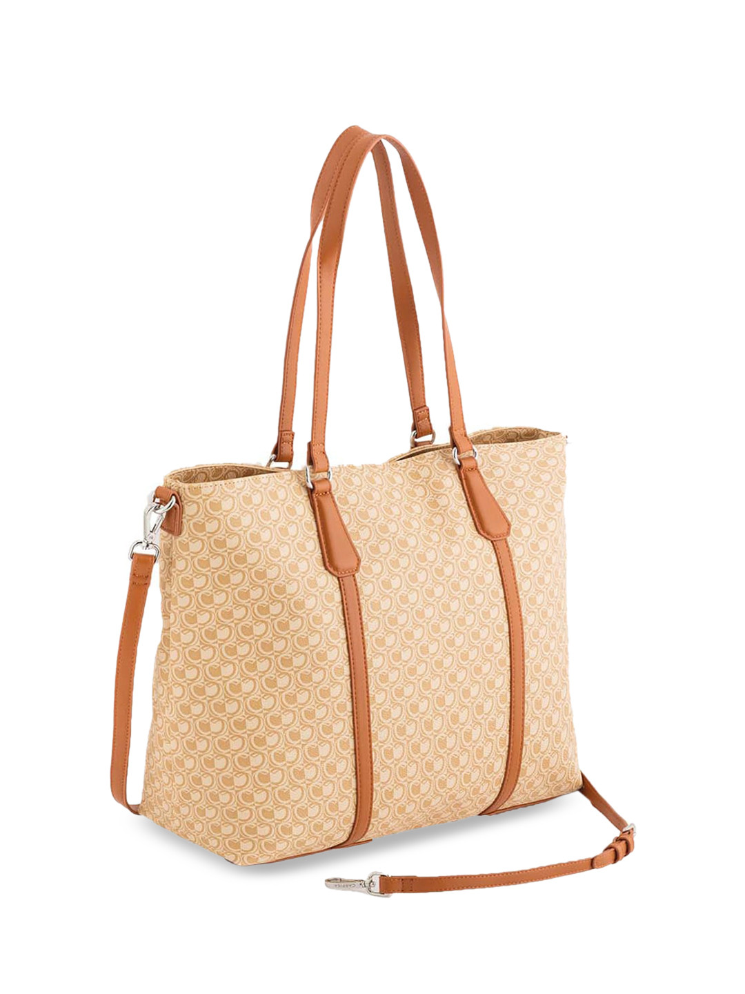 Buy CARPISA Brand Logo Printed Structured Tote Bag - Handbags for Women ...