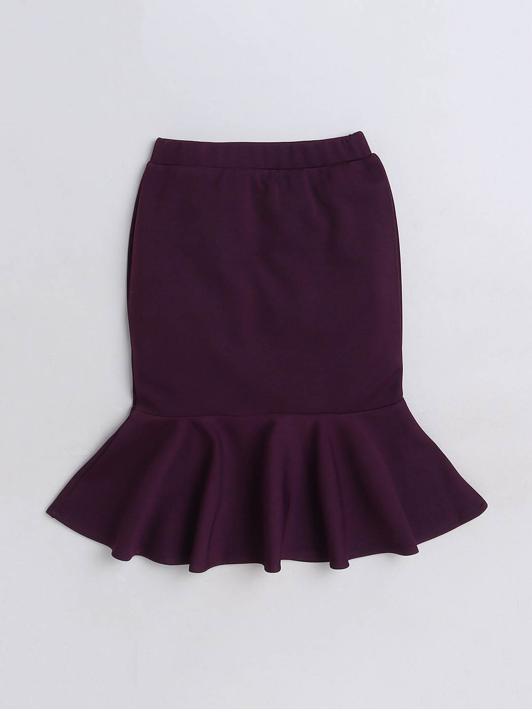 Buy AWW HUNNIE Girls Knee Length Fish Cut Skirt - Skirts for Girls ...