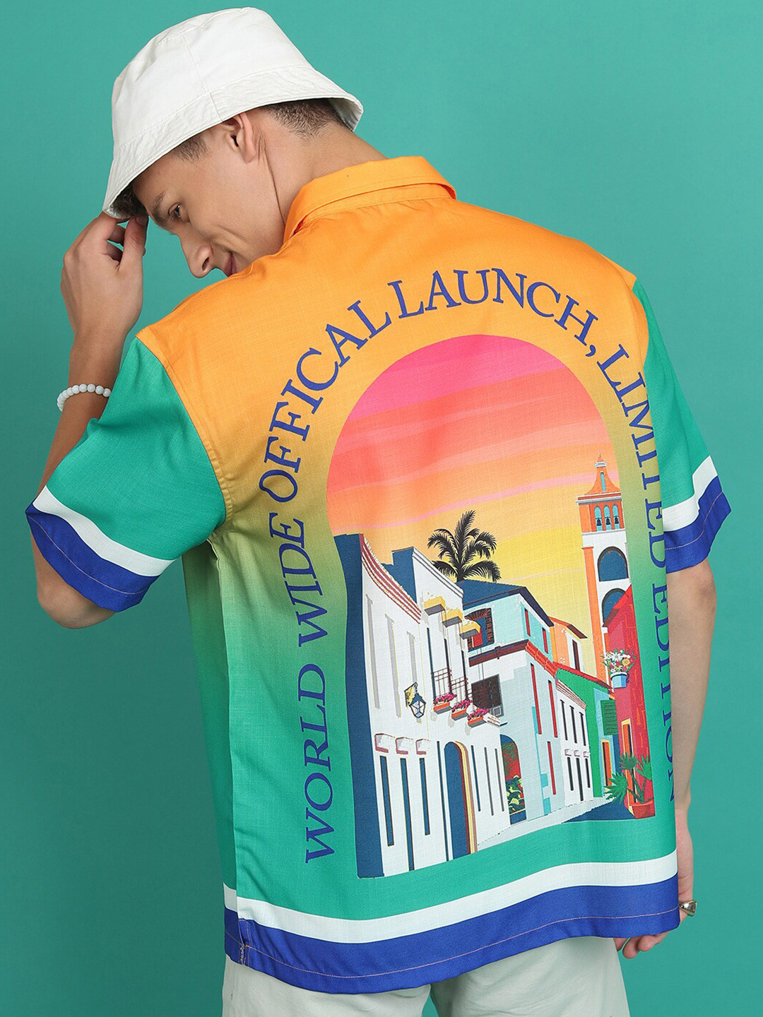 Buy HIGHLANDER Graphic Printed Oversized Casual Shirt - Shirts for Men ...