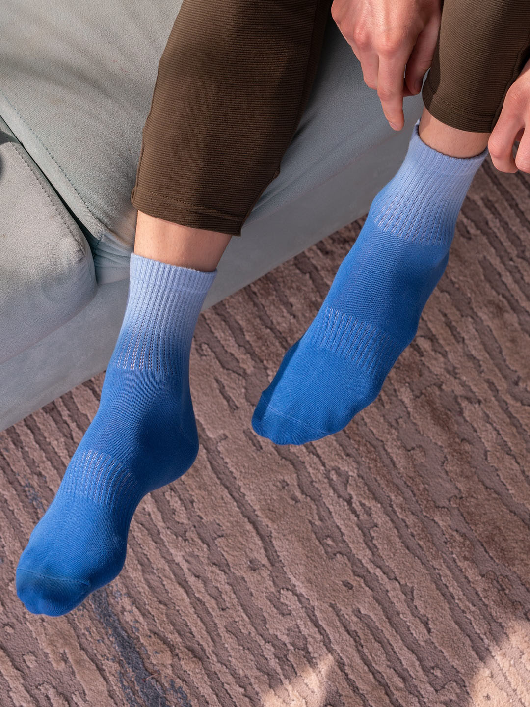 Buy DAMENSCH Unisex Statement Patterned Ribbed Calf Length Socks ...