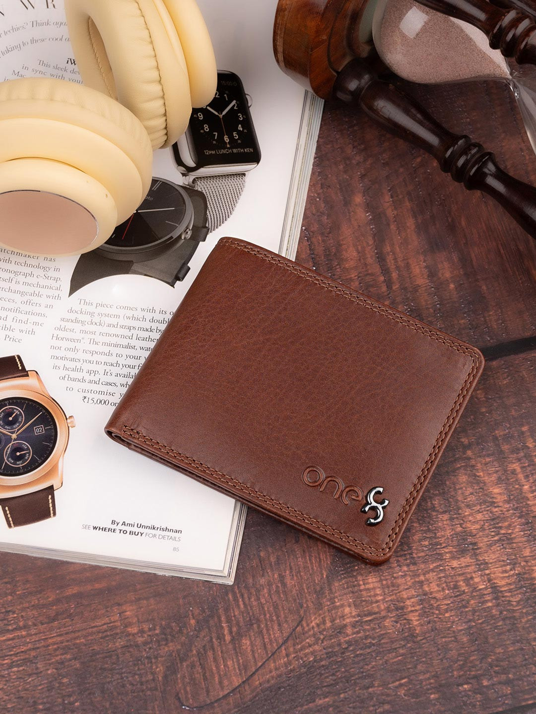 Buy One8 By Virat Kohli Men Genuine Leather Wallet & Credit Card Holder ...