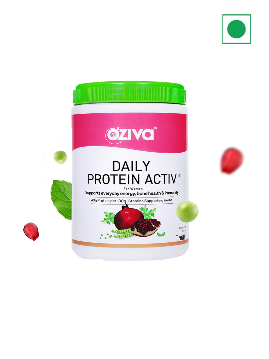 Buy OZiva Women Daily Protein Activ Powder For Better Energy & Bone ...