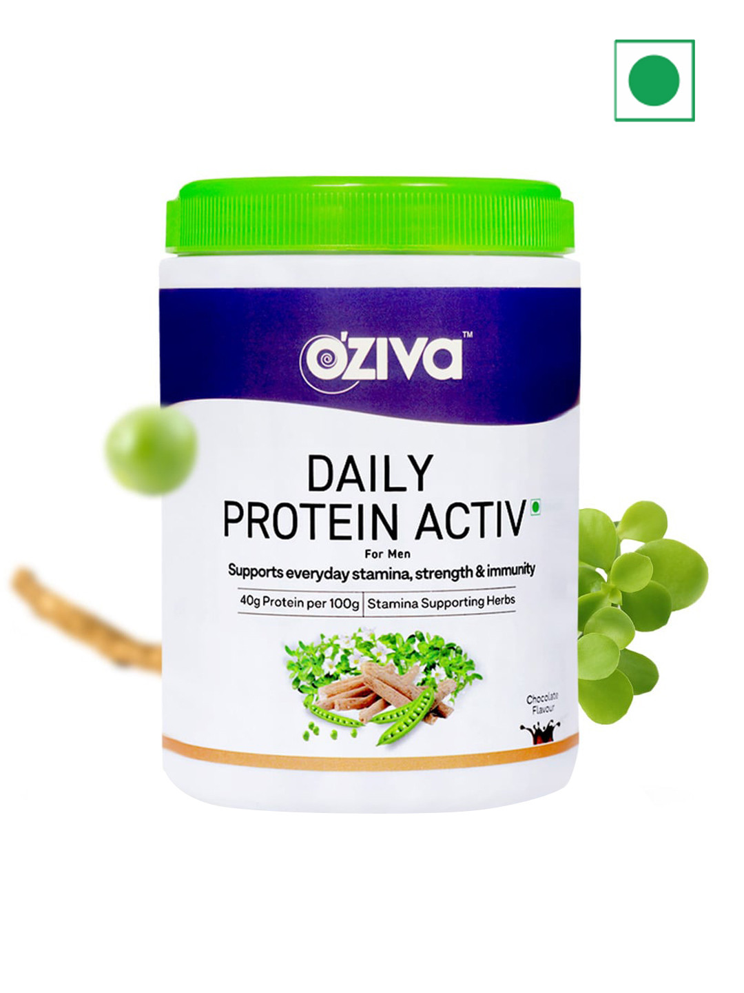 Buy OZiva Daily Protein Activ Powder Chocolate Flavor 300gms - Proteins ...