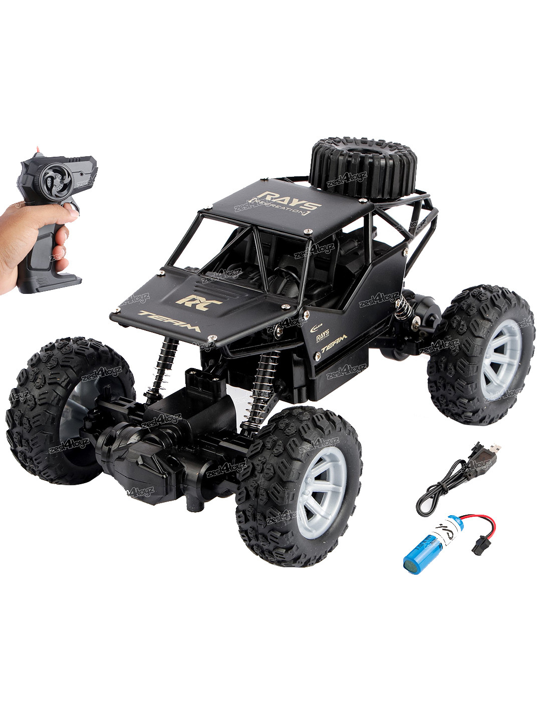 Buy Zest 4 Toyz Kids Non Allergic Rechargeable Climbing Monster Truck ...