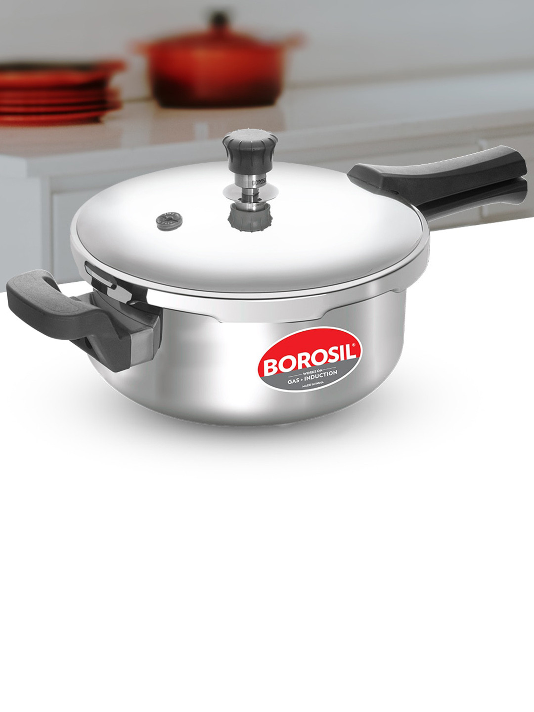 Buy BOROSIL Presto Triply Outer Lid Gas & Induction Compatible Pressure ...