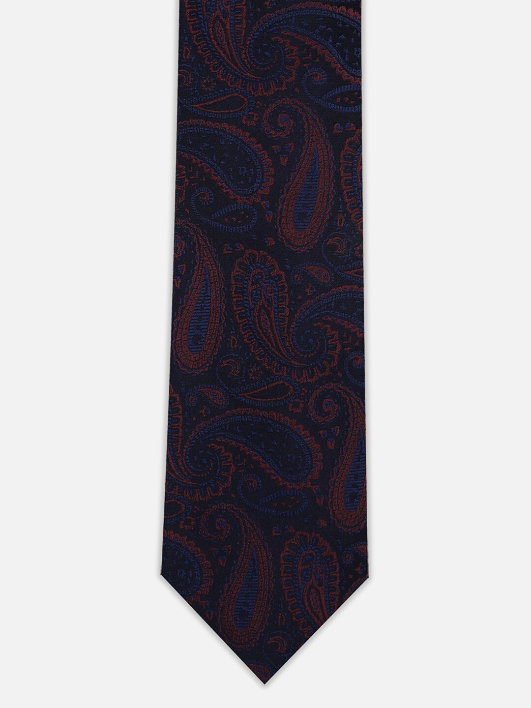 Buy Peter England Ethnic Motif Embroidered Casual Broad Tie - Ties for ...