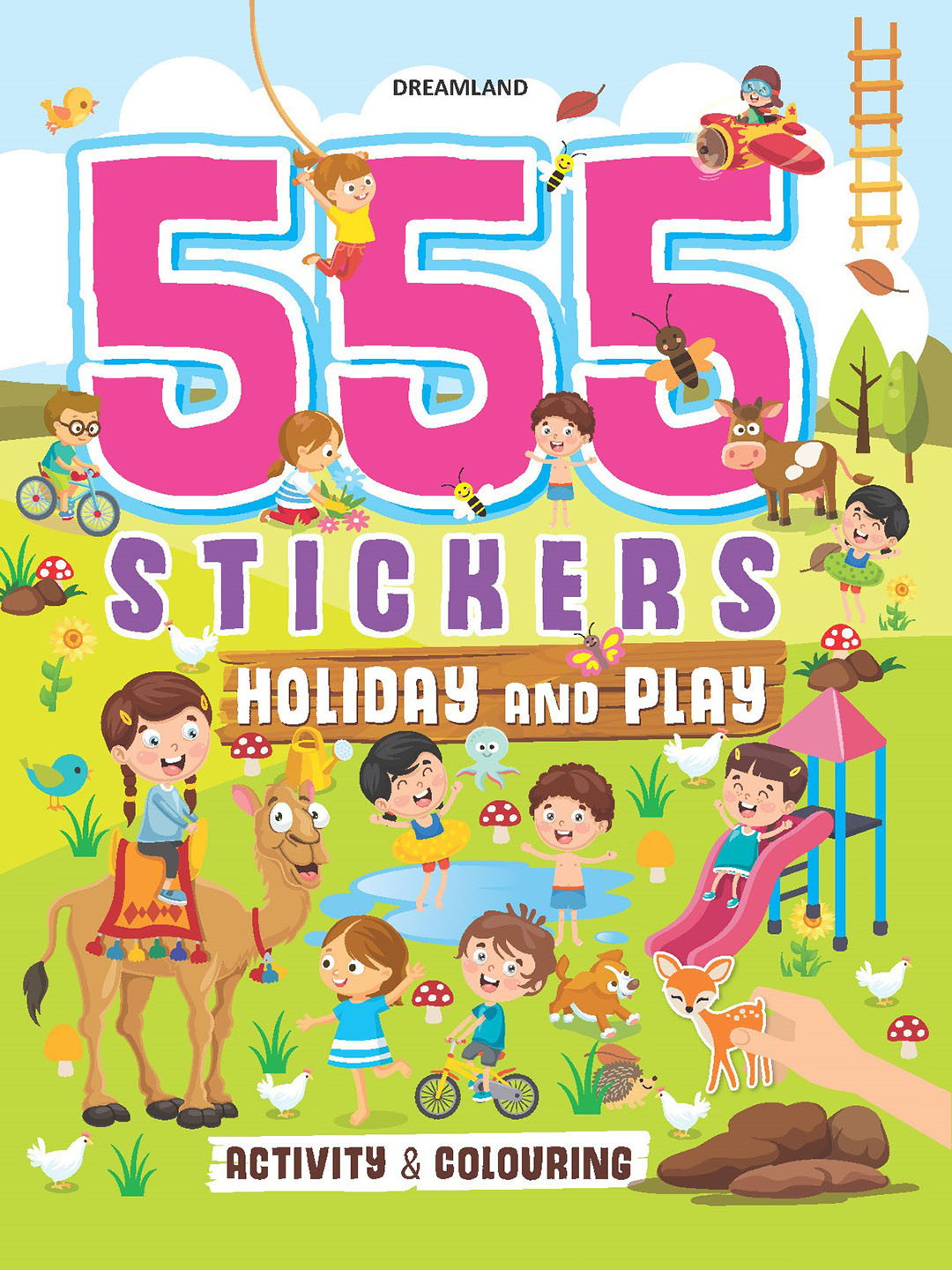 Buy Dreamland Kids 555 Stickers Holiday & Play Activity & Colouring ...