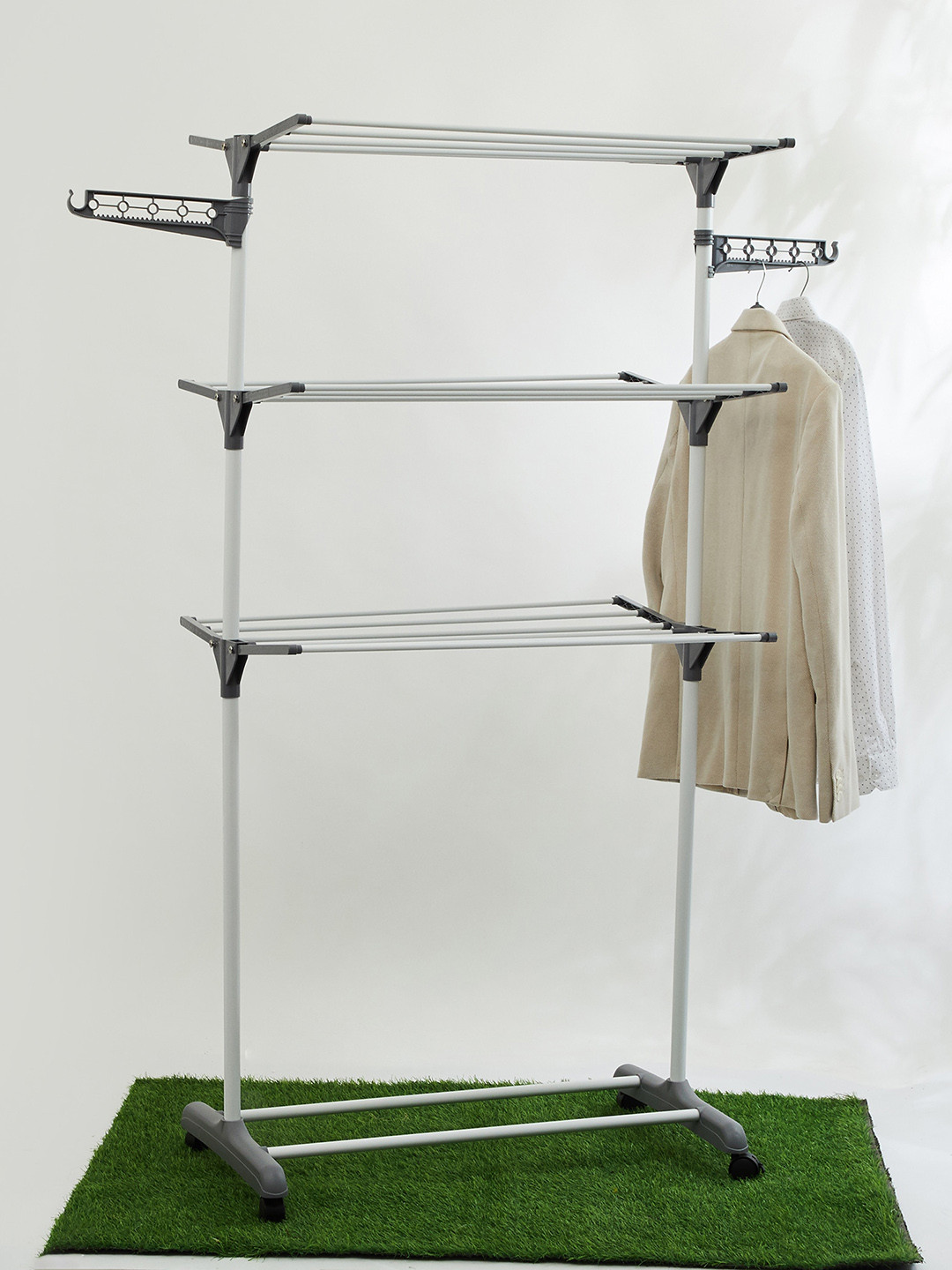 Buy Home Centre White Omnia Arica Metal 3 Tier Tower Drying Rack ...
