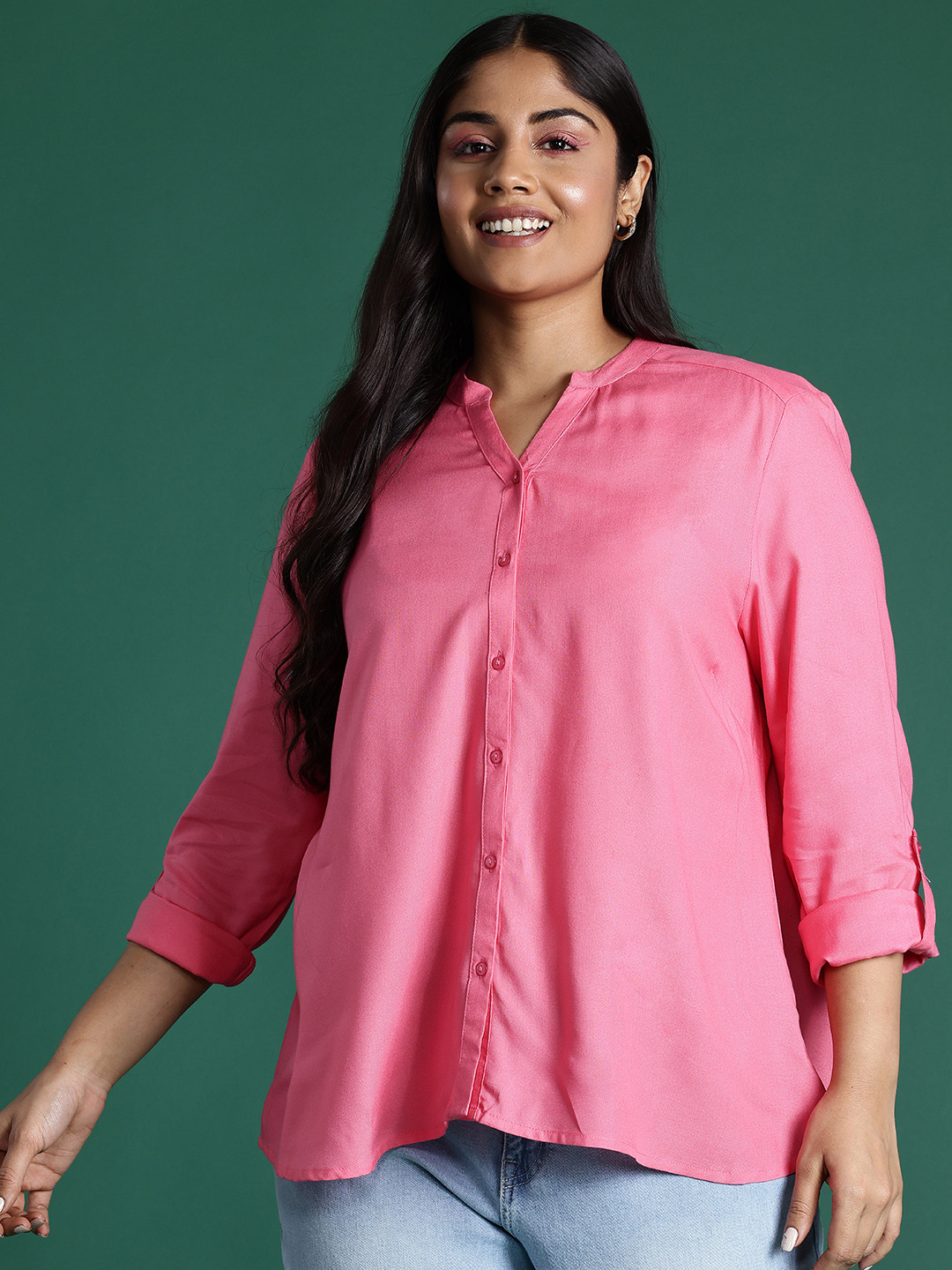 Buy DressBerry Curve Plus Size Casual Shirt - Shirts for Women 25982016 ...