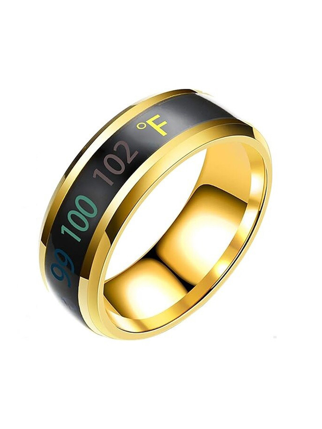 Buy VIEN Gold Plated Temperature Finger Ring - Ring for Men 25991240 ...