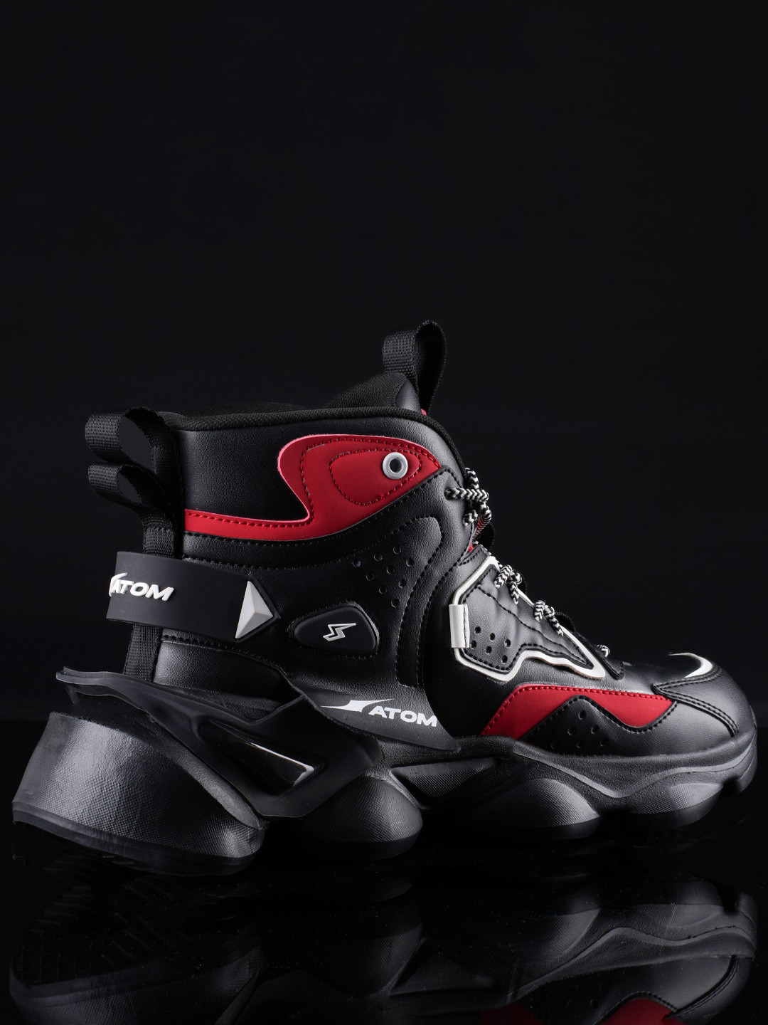 Buy Atom Men Bulldozer Perforated Mid Top Sneakers - Casual Shoes for ...