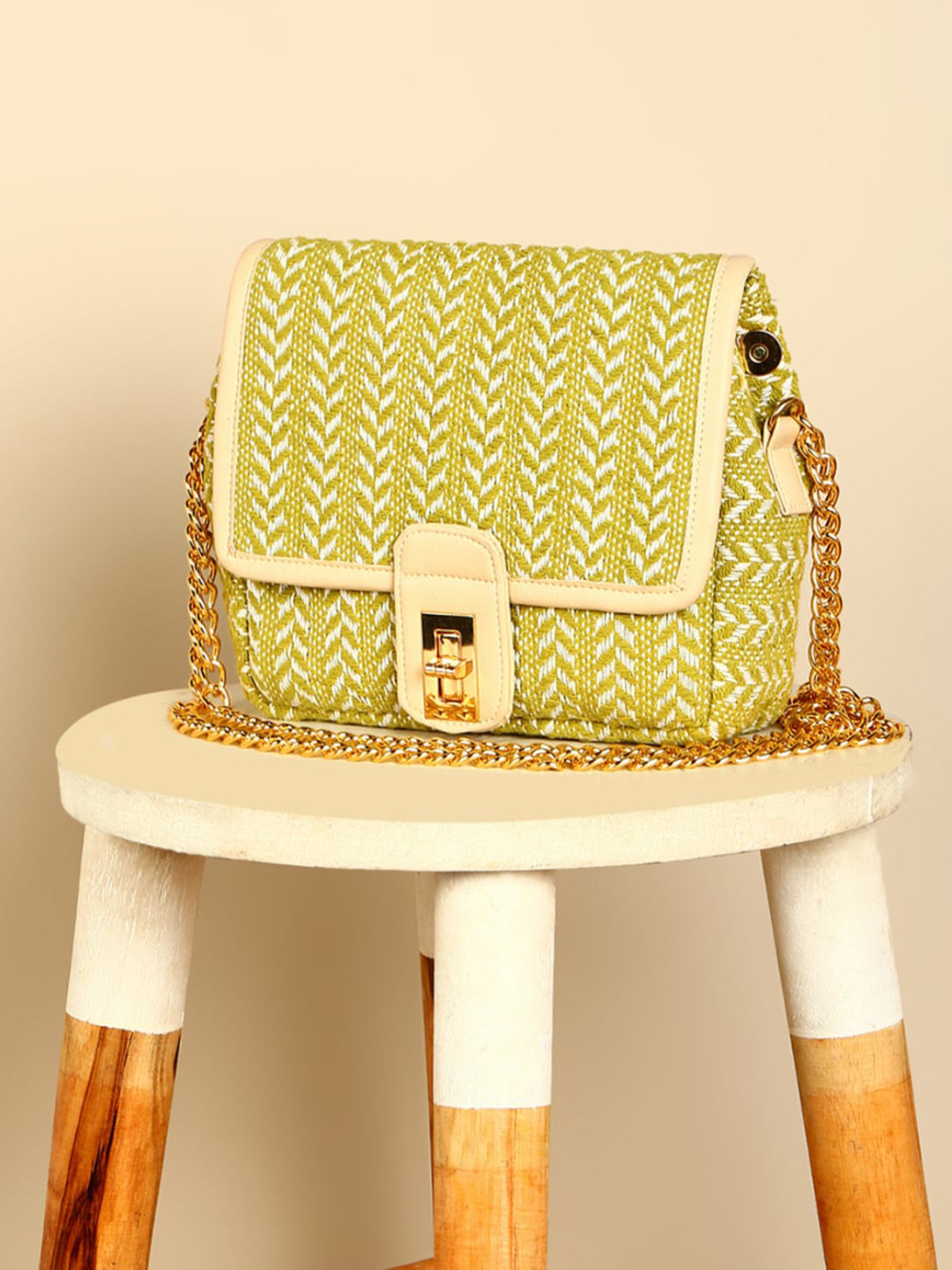 Buy DEEBACO Geometric Printed Structured Sling Bag - Handbags for Women ...