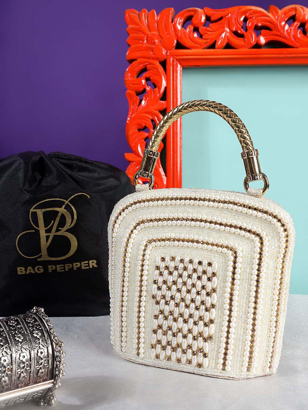 Buy Bag Pepper Embellished Handheld Bag - Handbags for Women 25996252 ...