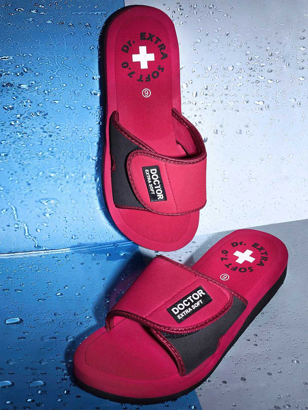 Buy DOCTOR EXTRA SOFT Women Colourblocked Orthopedic Non Slip ...