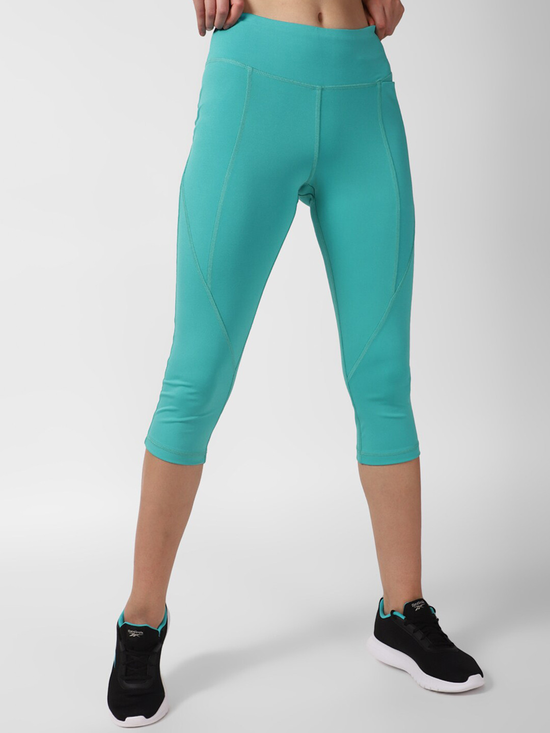 Buy Reebok Wor Pp Slim Fit Sports Capris - Capris for Women 26013488 ...