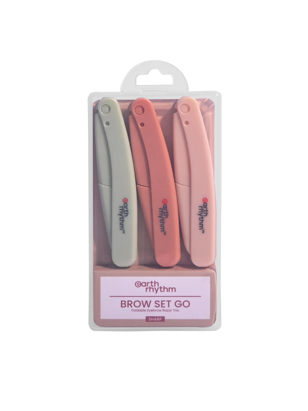Buy Earth Rhythm Pack Of 3 Brow Set Go Face Razors - Shaving And Hair ...
