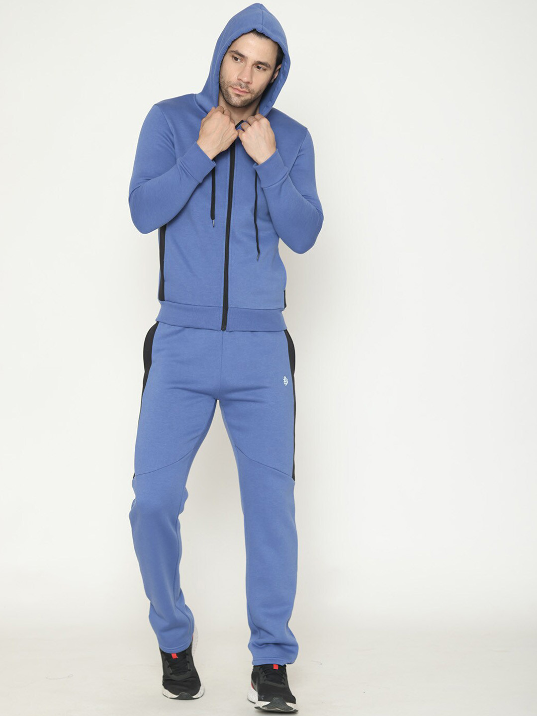 Buy Bonjour Hooded Cotton Tracksuit - Tracksuits for Men 26015532 | Myntra