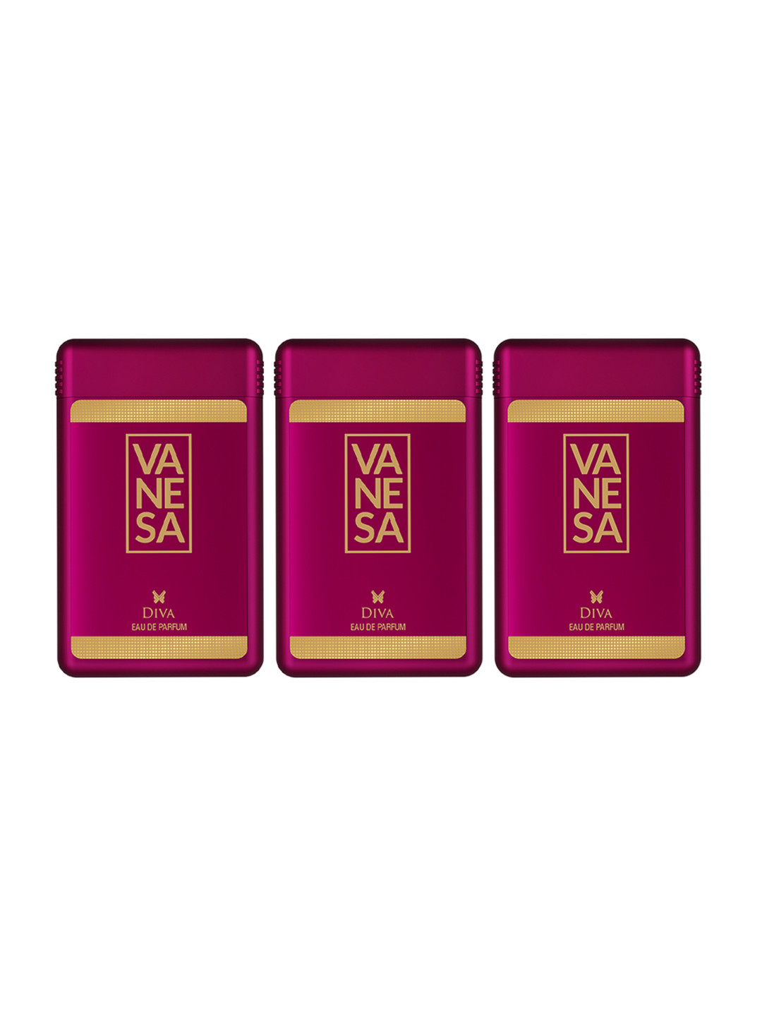 Buy Vanesa Women Set Of 3 Diva Long Lasting Pocket Eau De Parfum 18ml ...