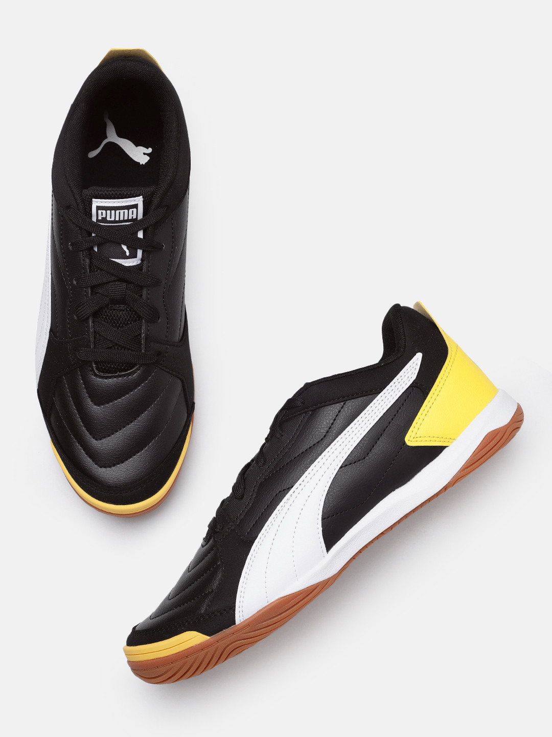 Buy Puma Unisex Pressing IV Indoor Futsal Non Marking Shoes - Sports ...