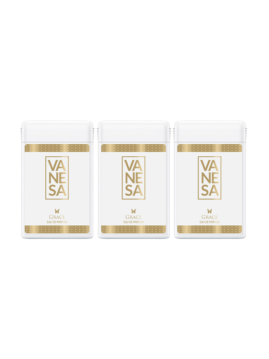 Buy Vanesa Women Set Of 3 Grace Long Lasting Pocket Eau De Parfum 18ml ...