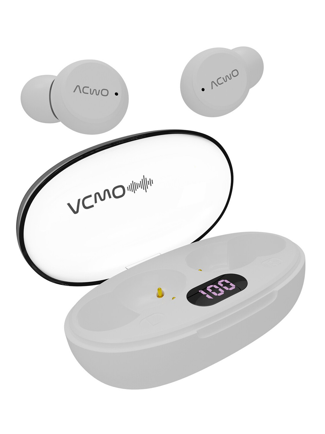 Buy ACwO DwOTS Trans Ivory White 24Hrs Playtime Transparent Case TWS ...