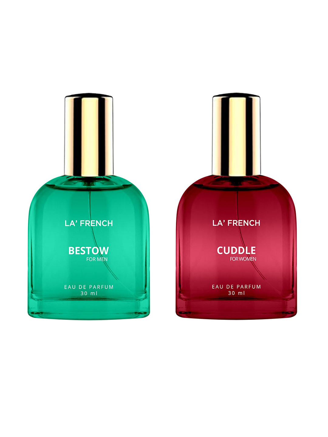 Buy La French Set Of 2 Eau De Parfum 30ml Each Bestow & Cuddle ...