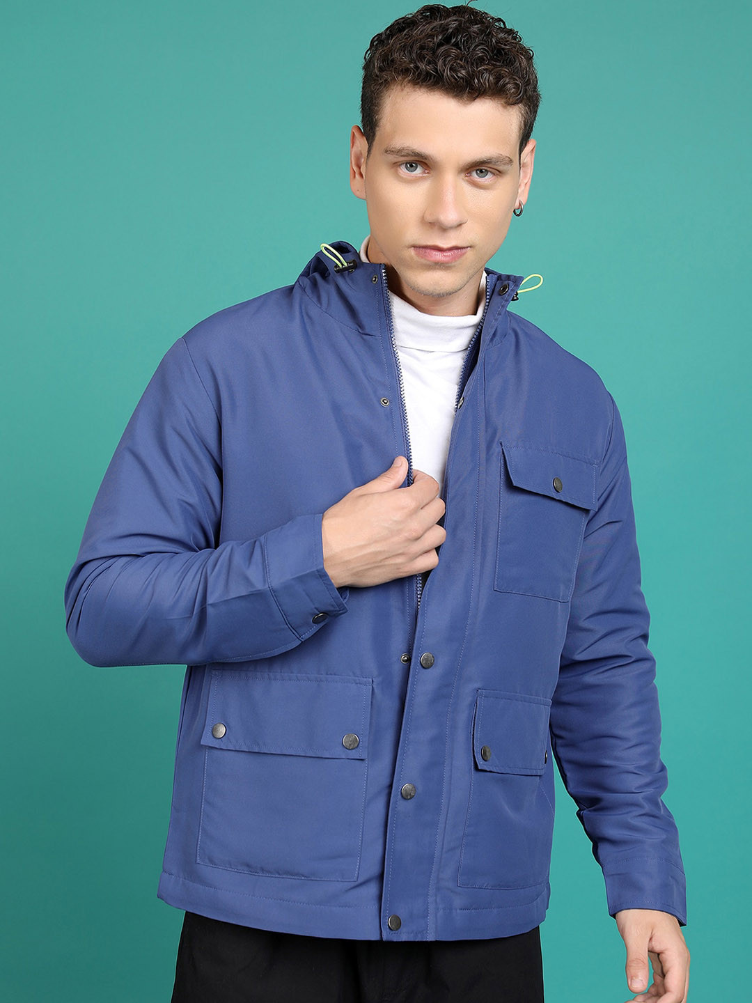 Buy HIGHLANDER Hooded Tailored Jacket - Jackets for Men 26049022 | Myntra