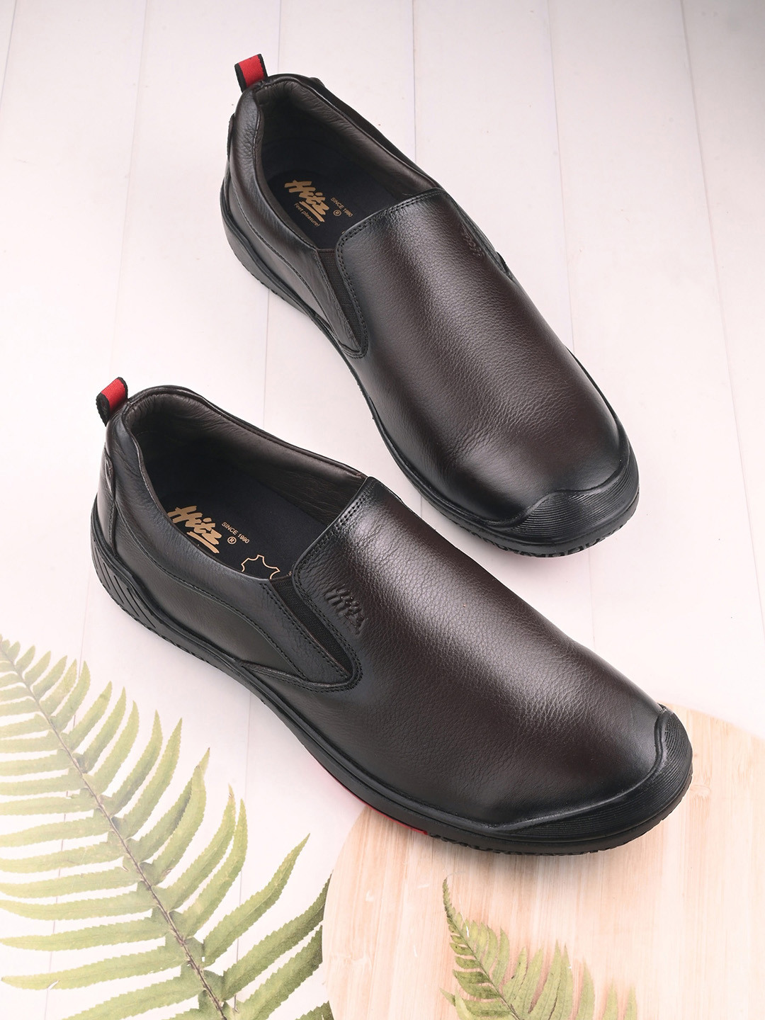 Buy Hitz Men Round Toe Leather Driving Shoes - Casual Shoes for Men ...