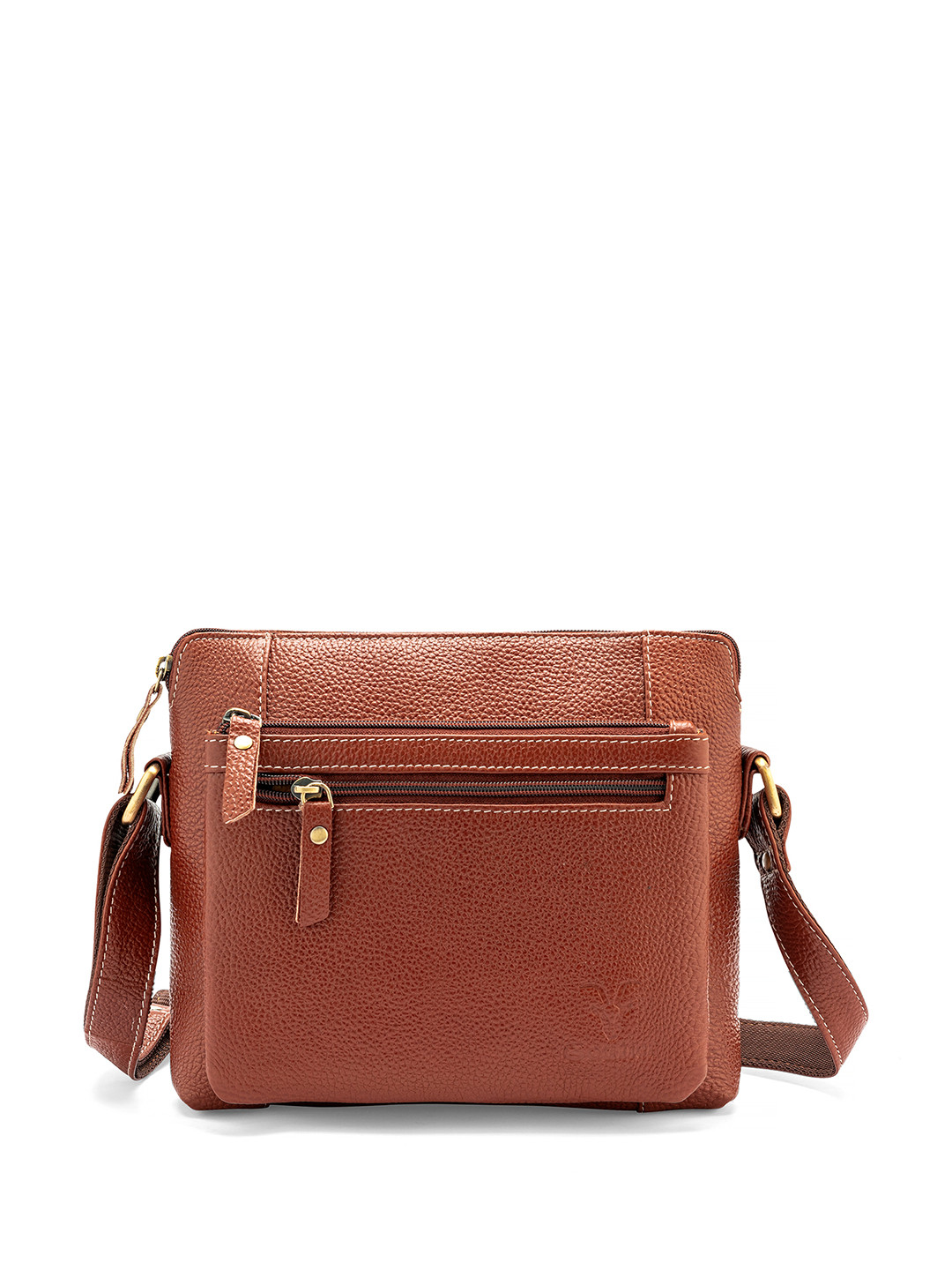 Buy Goatter Textured Leather Structured Sling Bag - Handbags for Women ...