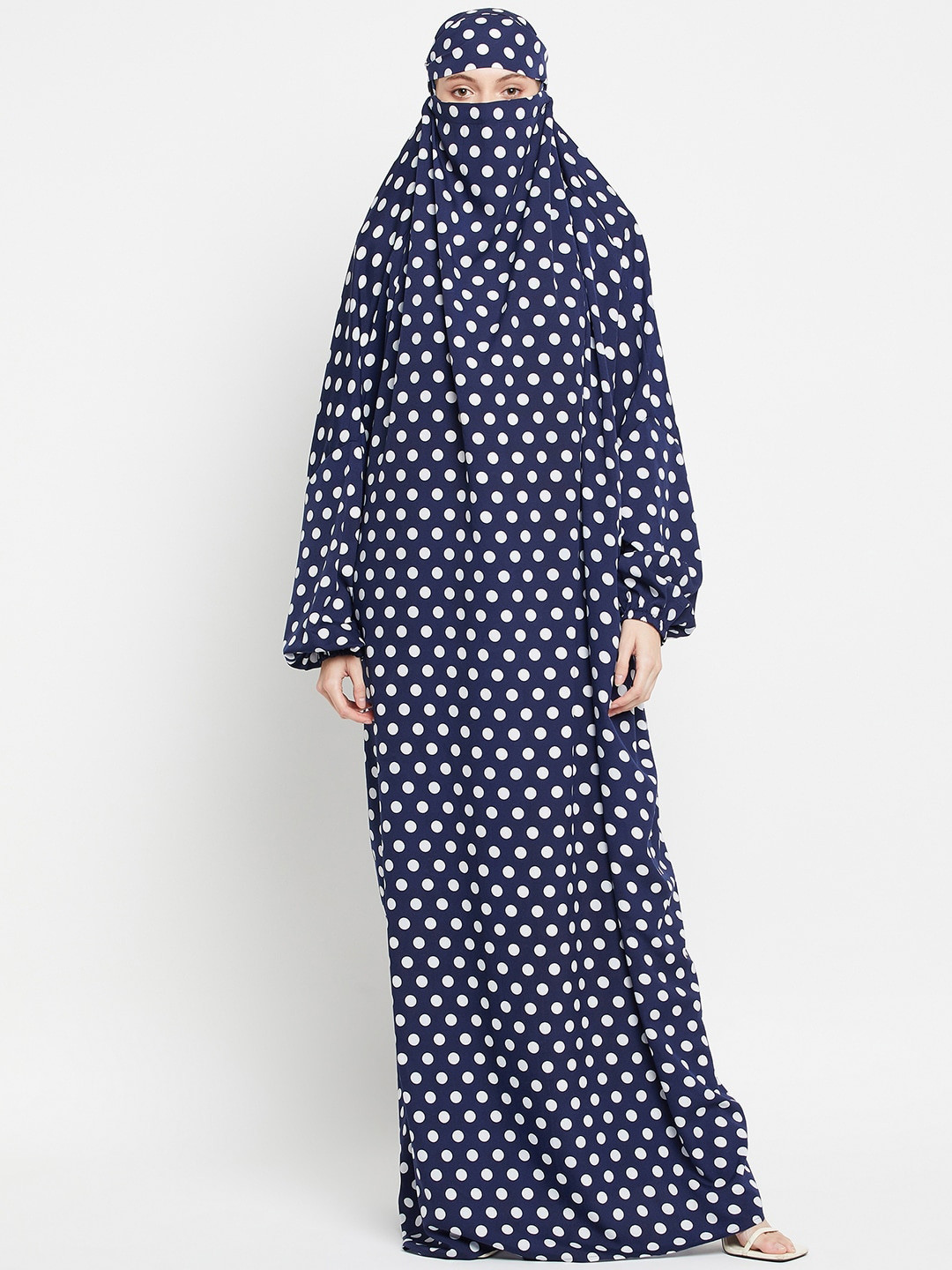 Buy NABIA Polka Dot Printed Jilbab Burqa - Burqas for Women 26067040 ...
