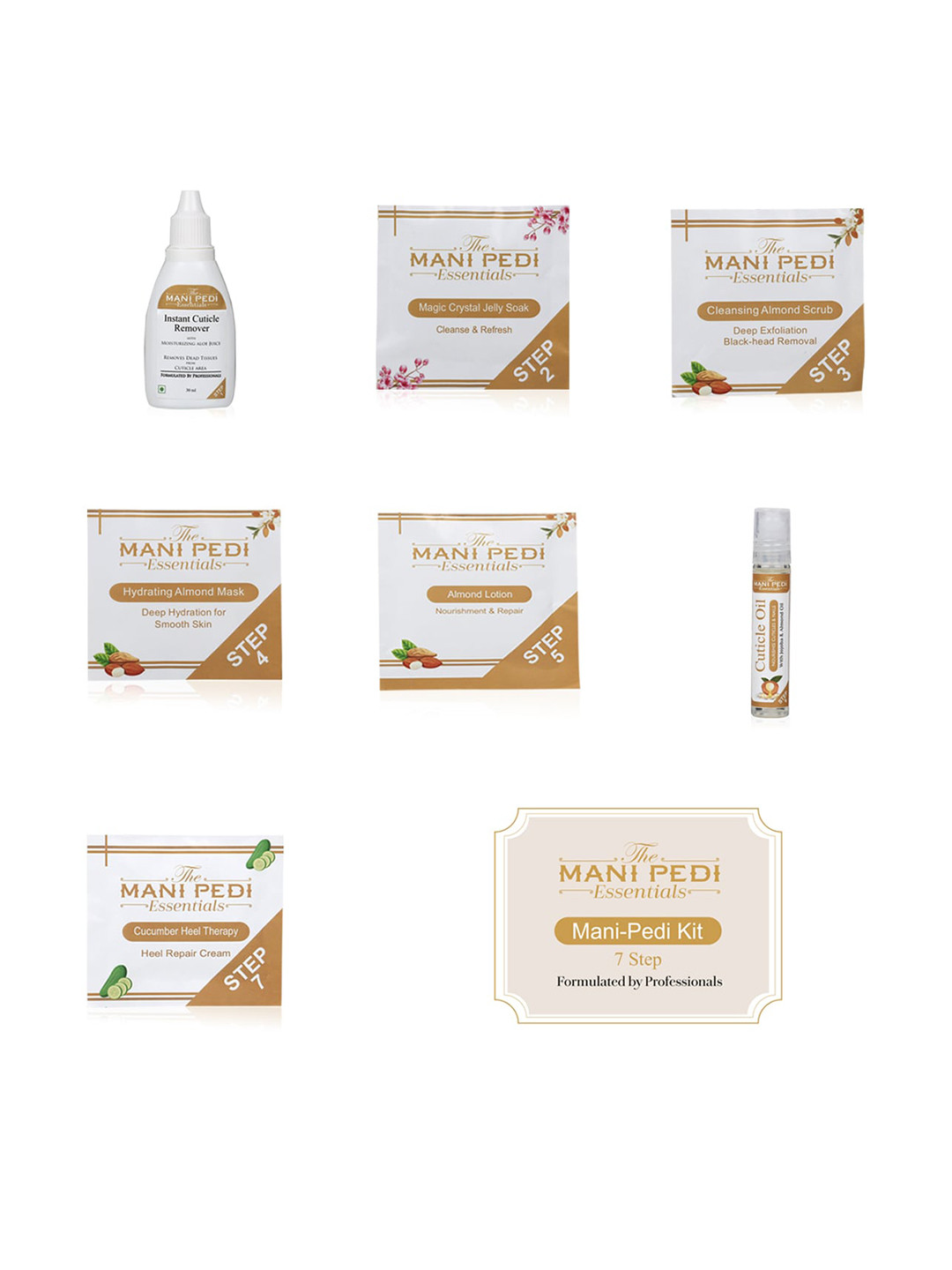 Buy The Mani Pedi Essentials Set Of 7 Step Luxurious & Relaxing ...