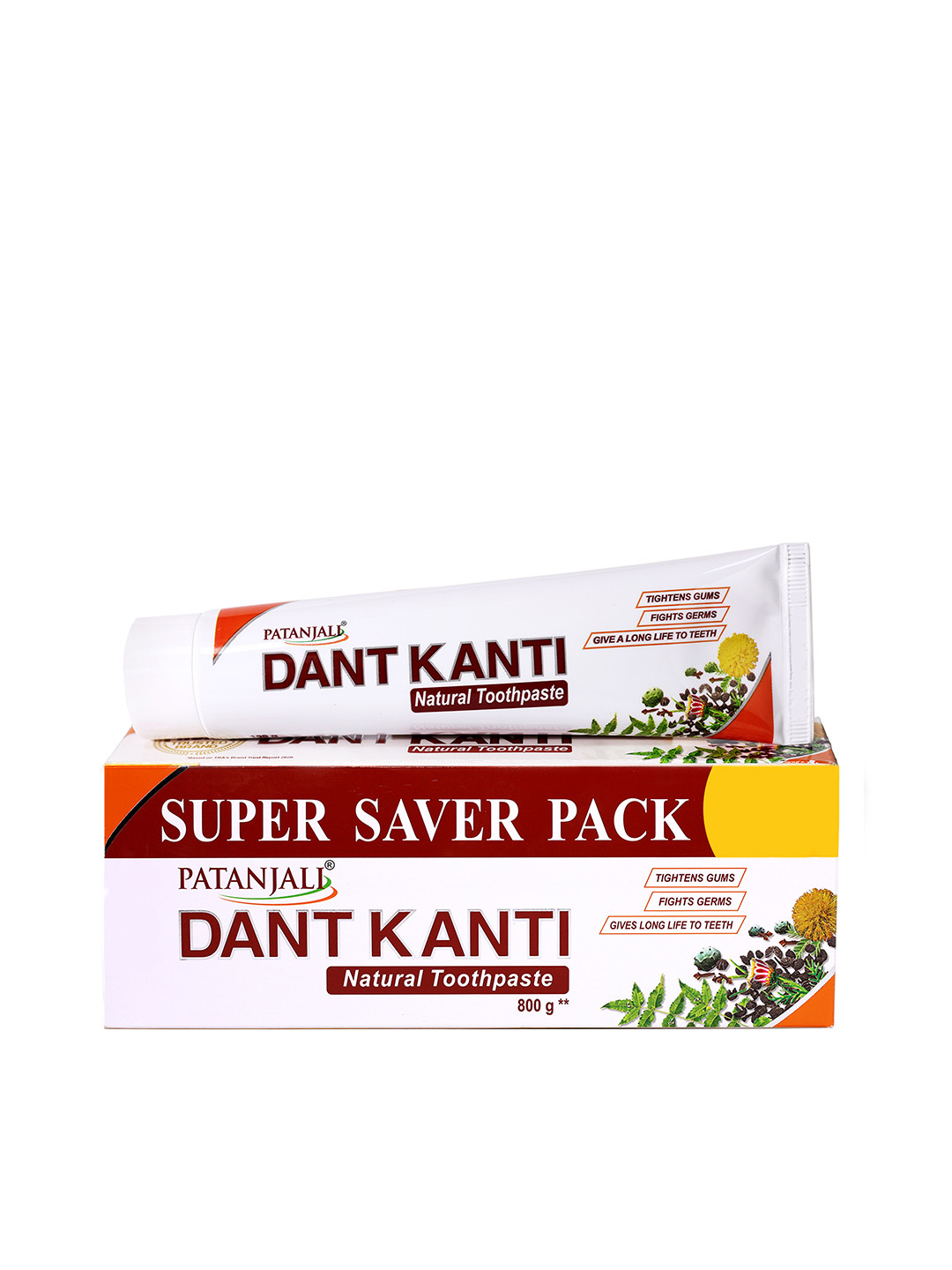 Buy Patanjali Set Of 4 Dant Kanti Natural Toothpaste For Strong Teeth ...