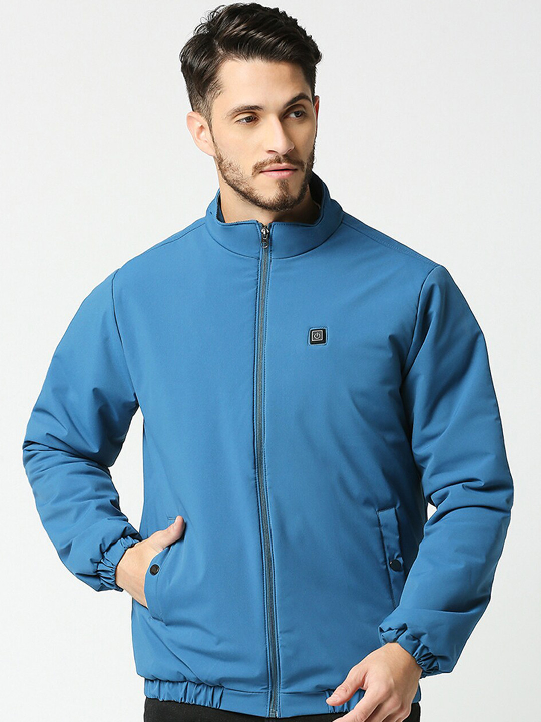 Buy Zeel Lightweight Mock Collar Bomber Jacket - Jackets for Men ...