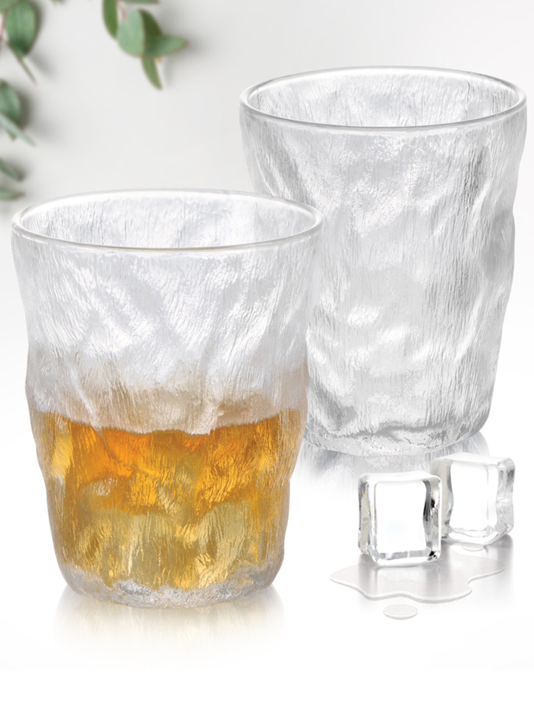 Buy Treo Glacier On The Rocks 6 Pieces Transparent Glass Tumbler 300 Ml ...