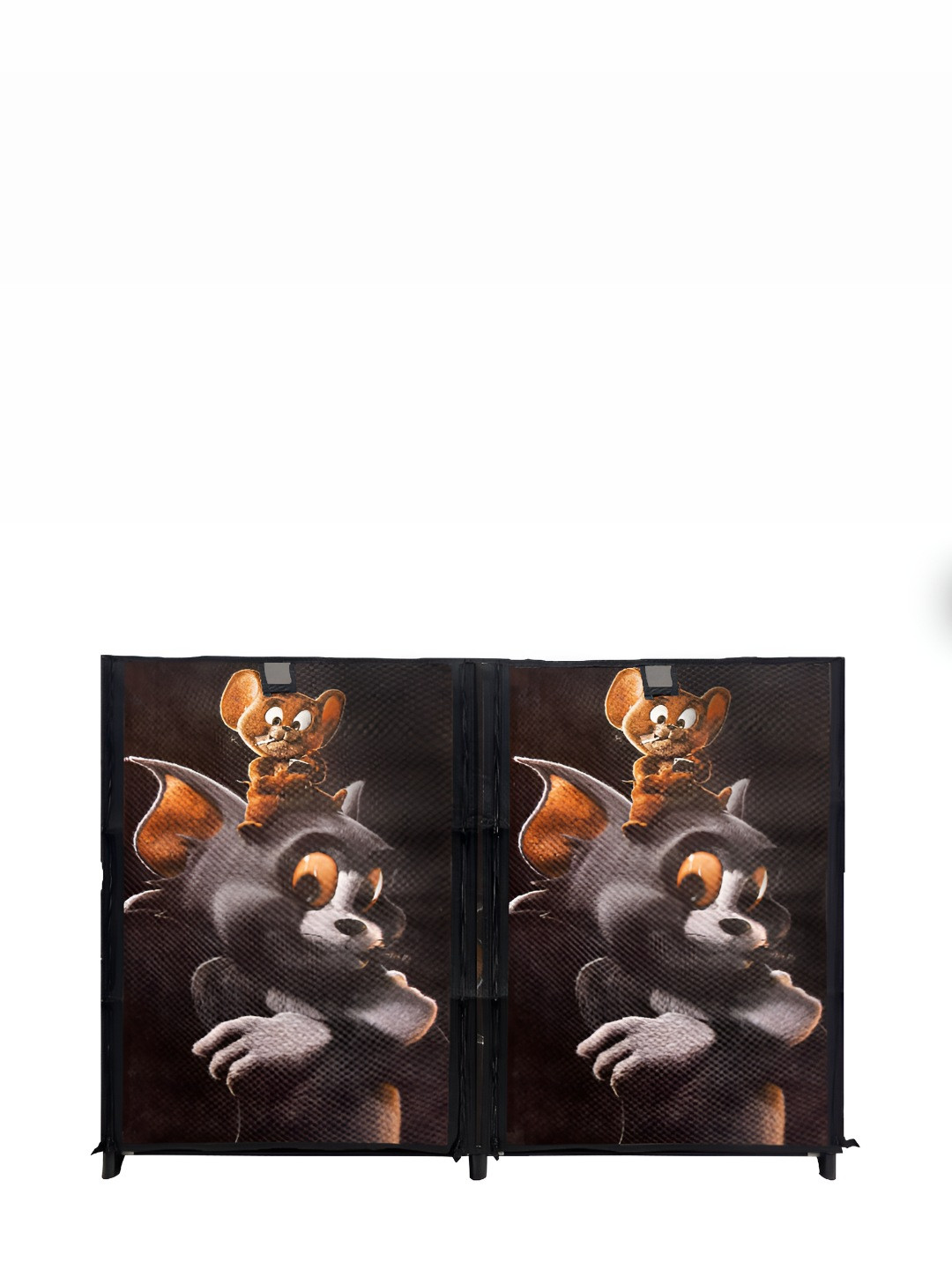 Buy Urban Choice Grey & Black Tom & Jerry Printed 10 Shelves Shoe Rack ...