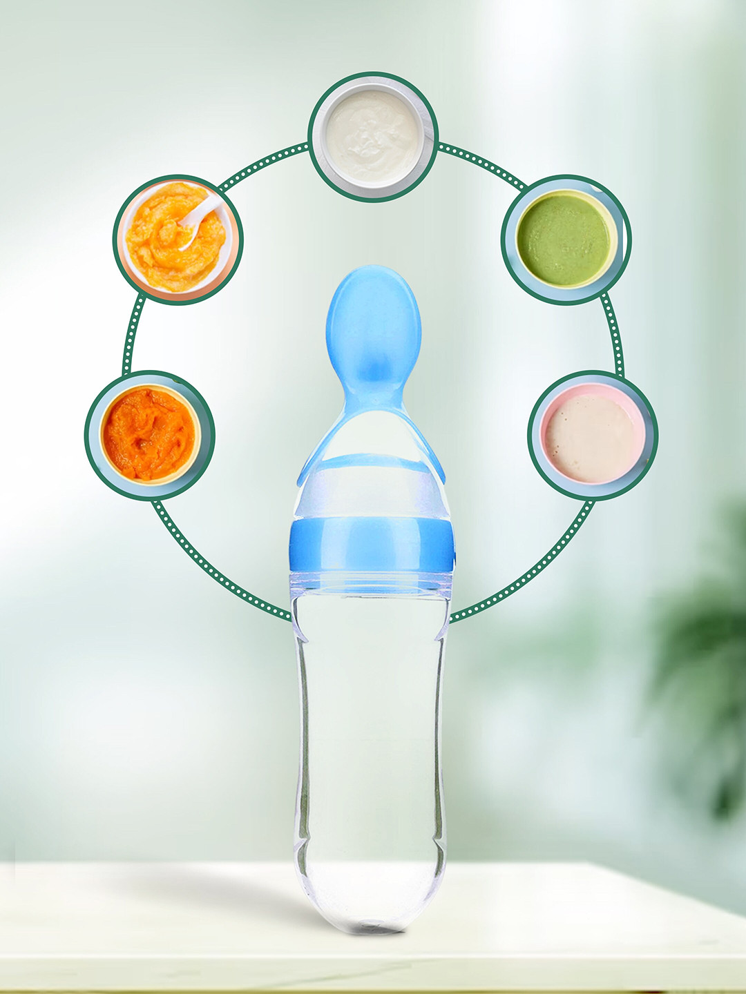 Buy Kidbea Infants Silicone Food Feeder - Food Feeders for Unisex Kids ...