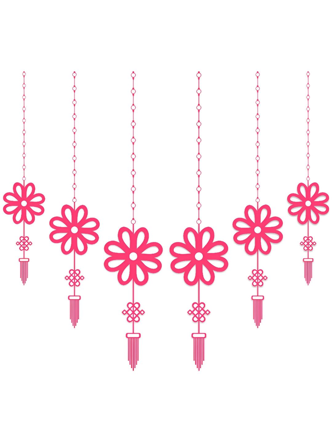 Buy CVANU Beautiful Flower Design Vinyl Self Adhesive Wall Sticker ...