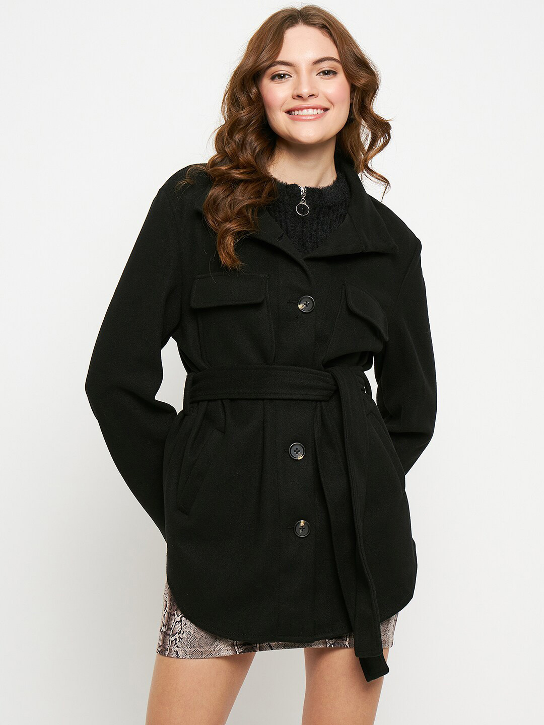 Buy Madame Longline Acrylic Parka Jacket - Jackets for Women 26110500 ...