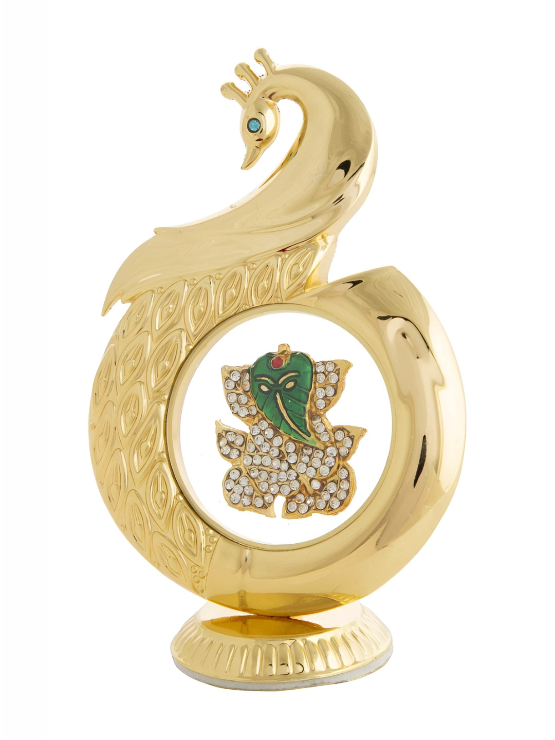 Buy INTERNATIONAL GIFT Peacock Shape Ganesh Idol For Car Dashboard ...