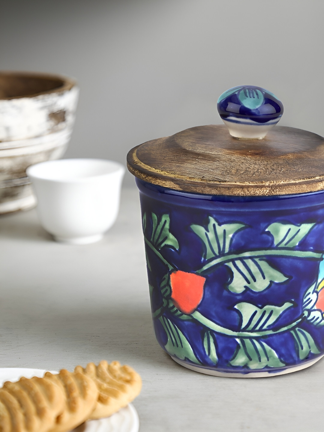 Buy Kittens Blue Ceramic Food Container - Container for Unisex 26116746 ...