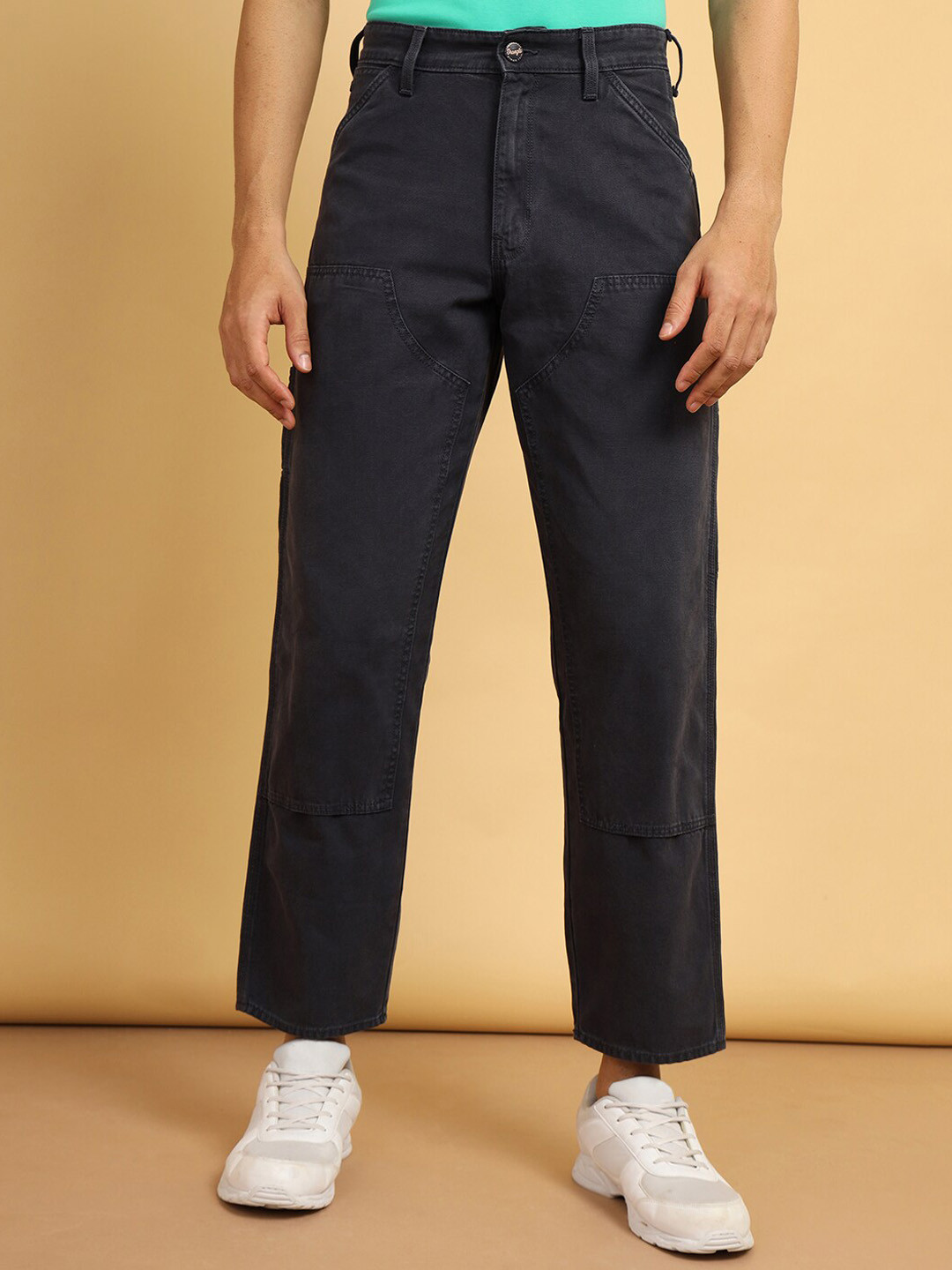 Buy Wrangler Men Relaxed Fit Low Rise Clean Look Cotton Jeans - Jeans ...