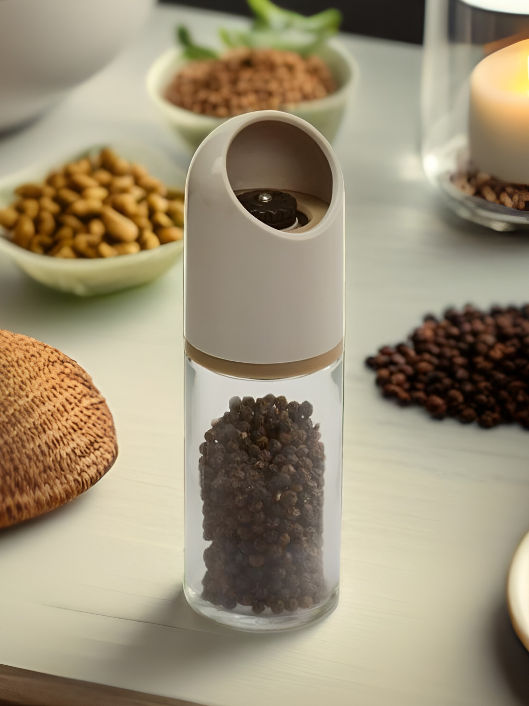 Buy Red Butler Transparent Glass Salt And Pepper Grinder 160 Ml - Salt ...