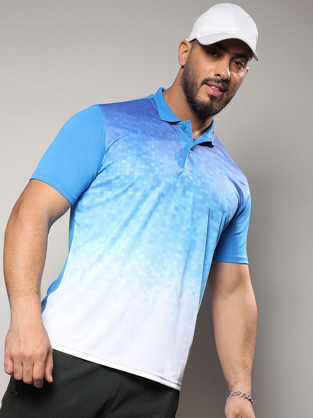 Buy Instafab Plus Abstract Printed Polo Collar T Shirt - Tshirts for Men 26144380 | Myntra